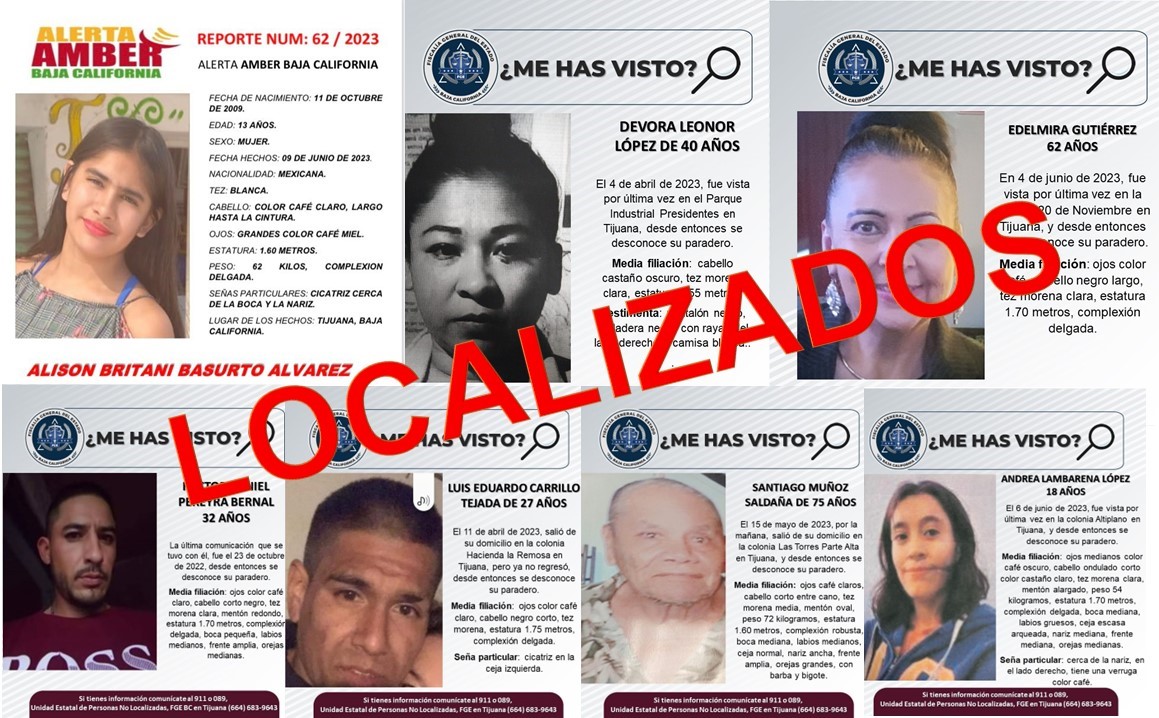 Localizan a siete personas que contaban con reporte de búsqueda en ...