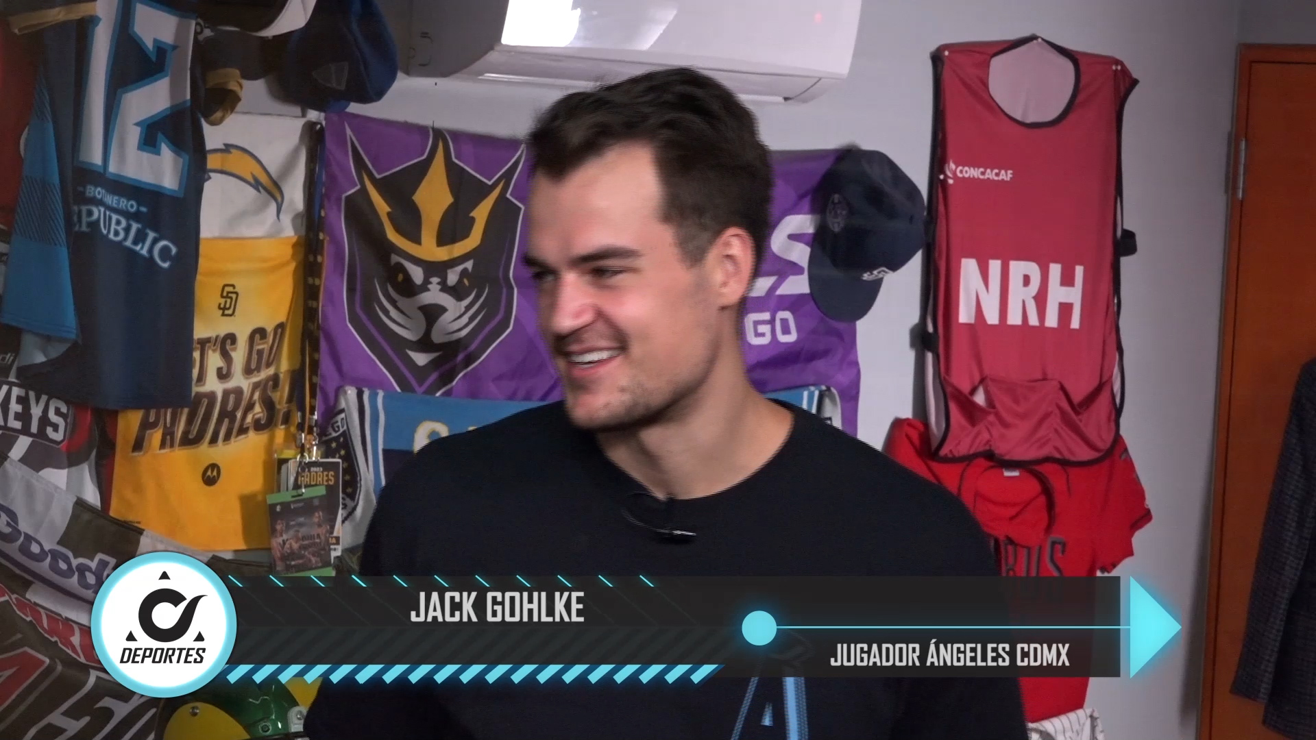 ENTREVISTA: Jack Gohlke (Ángeles CDMX) de visita en Síntesis Deportes ...